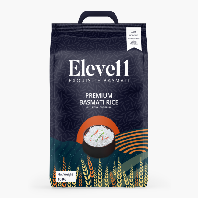 Buy Premium Basmati Rice Extra Long Grain Online - Elevenfoods Shop